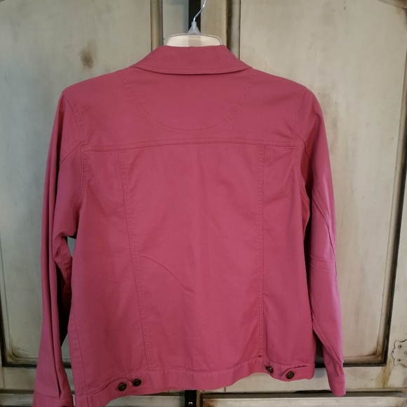 Denim&Co | Jackets & Coats | Denim Co Magenta Jacket | Poshmark